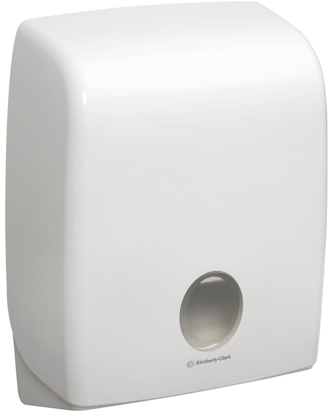 Kimberly-Clark Aquarius Falthandtuchspender C-Faltung, Kunststoff, weiß ...