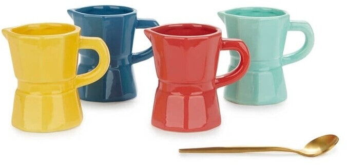Balvi Moka Espressotassen-Set, multicolor, Keramik, 4-teilig (27675) ab ...