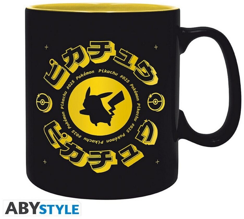 ABYstyle Pokémon Becher Golden Pikachu Black Icon 460ml Keramik ...