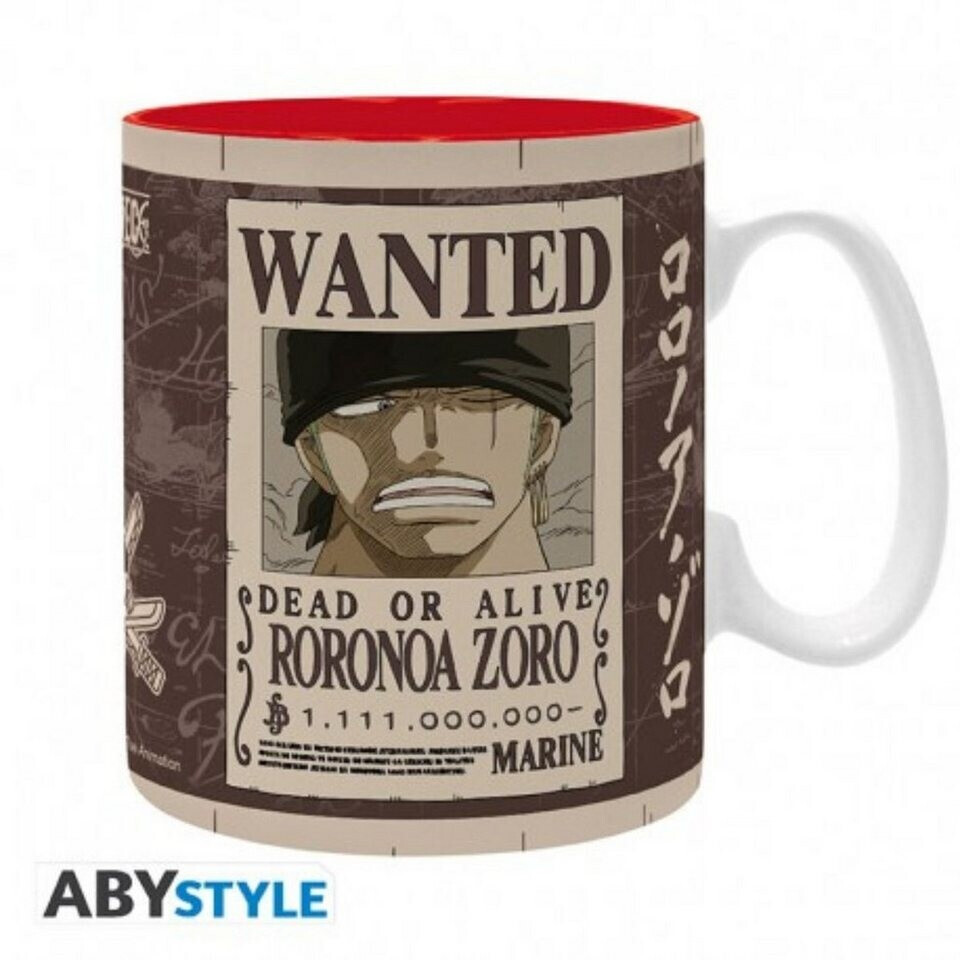 ABYstyle One Piece Zoro Wanted Tasse, 460ml (ABYMUGA582) ab 12,99 ...