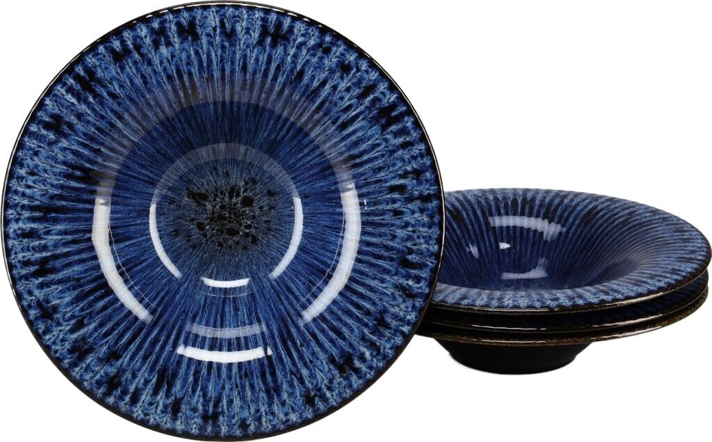 CreaTable Allegra Magic Blue Pastateller, 4-tlg., Steinzeug (24977) ab ...