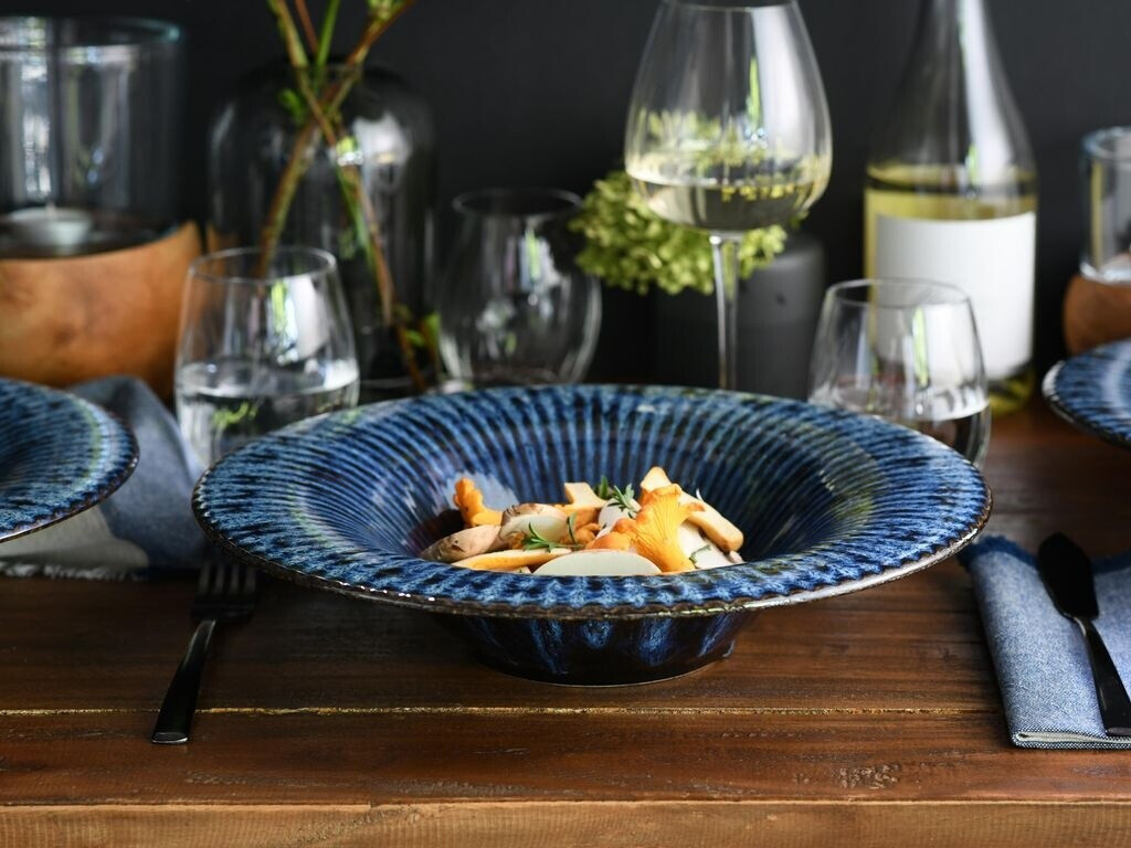 CreaTable Allegra Magic Blue Pastateller, 4-tlg., Steinzeug (24977) ab ...