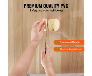 VEVOR Protège-table en PVC transparent, rectangulaire, 1,5mm, 356x610mm ...