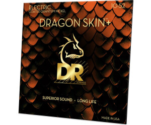 DR Strings Dragon Skin+ E-Gitarrensaiten Quantum Nickel Medium/Heavy 10 ...