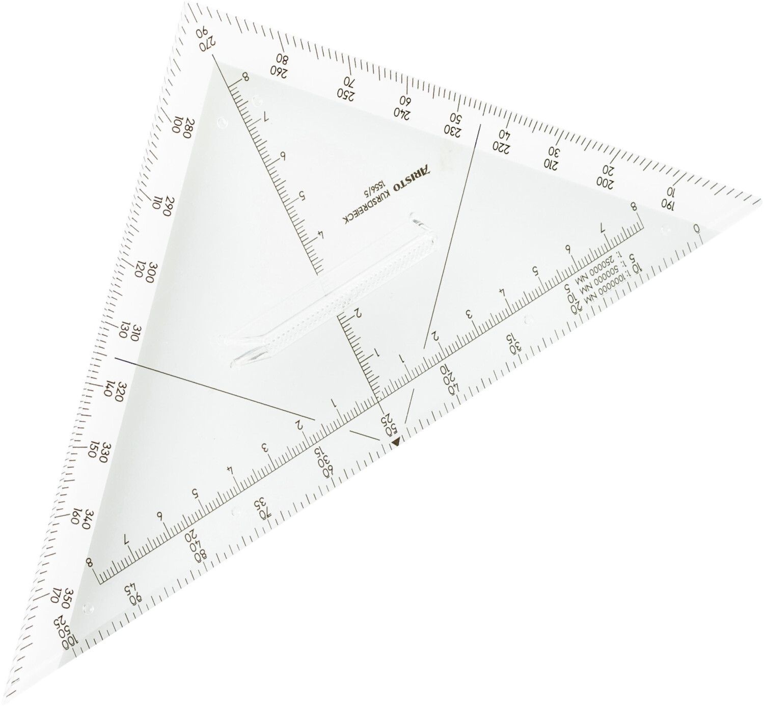 Aristo Kursdreieck 22,5cm Plexiglas, nautische Seemeile (AR1556/5) ab ...
