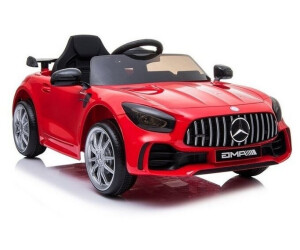 Wisam Mercedes GT R Kinder-Elektroauto, rot, EVA-Reifen, Ledersitz ab ...