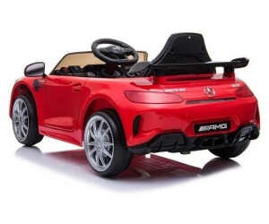 Wisam Mercedes GT R Kinder-Elektroauto, rot, EVA-Reifen, Ledersitz ab ...