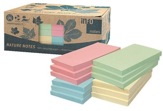 inFo notes Haftnotizen 125x75mm farbig sortiert, 12 Blöcke (5655-88BOX ...