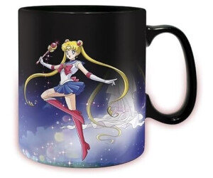 ABYstyle Sailor Moon Sailor & Chibi Thermoeffekt-Tasse 460ml, Keramik ...