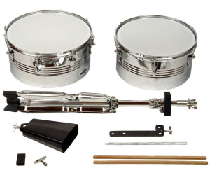 XDRUM Timbales Set 13" 14" mit Cowbell, Stativ und Sticks (00004658) ab ...