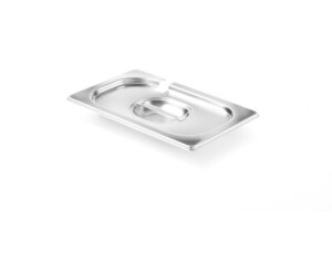Hendi Gastronorm-Deckel mit Löffelaussparung GN 1/4, 265x162mm (805145 ...
