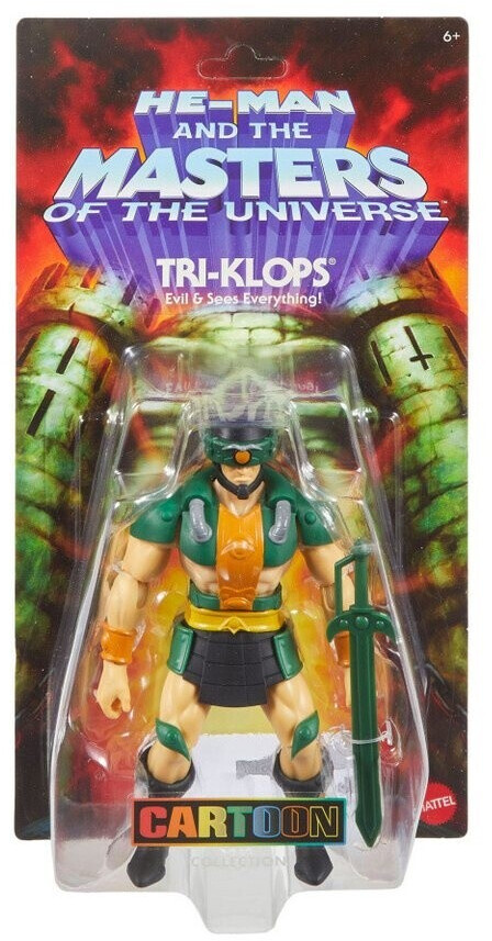 Mattel Tri-Klops Origins 200X Cartoon-Kollektion Actionfigur 5,5-Zoll ...