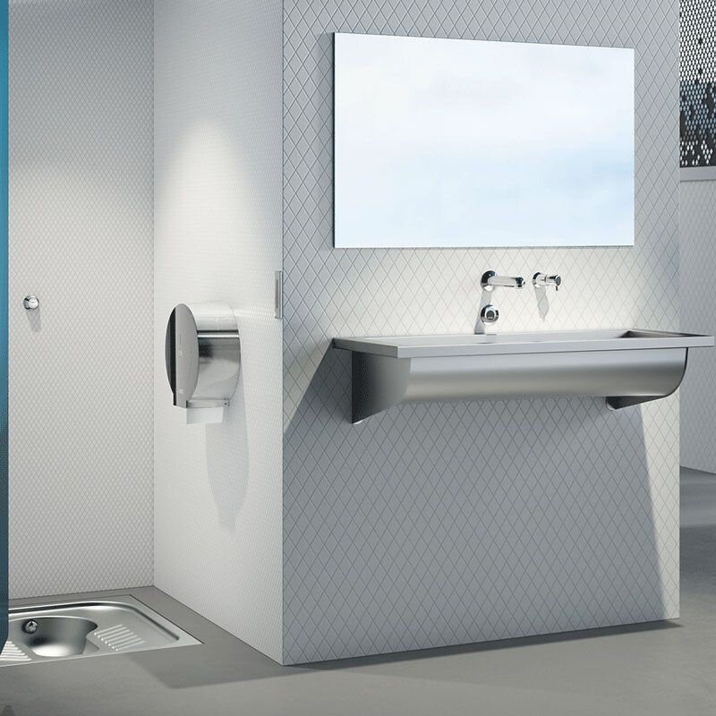 Delabie SHA 700 Hock-WC 1 Spritzschutz ohne Geruchsverschluss ...