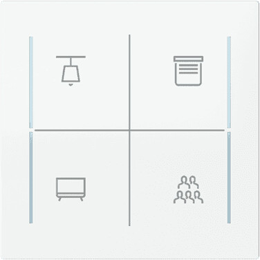 Busch-Jaeger Tastwippe KNX free@home weiß, Kunststoff (2CKA006199A0024 ...