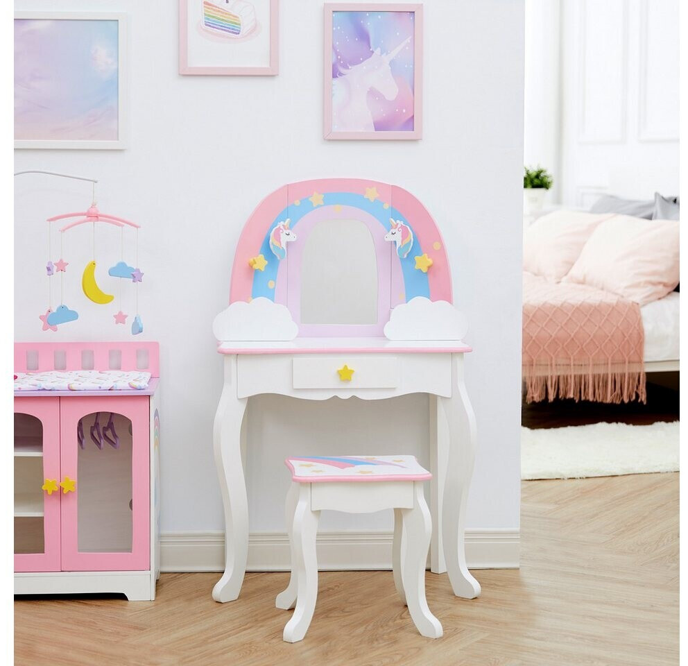 Fantasy Fields Little Dreamer Rainbow Unicorn Schminktisch-Set mit ...