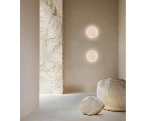 Trio Bobbin LED-Wandleuchte Travertin-Naturstein, weiß (234510101) ab ...