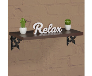 Relaxdays Regalwinkel Gusseisen antik, schwarz, 4er-Set ab 21,11 ...