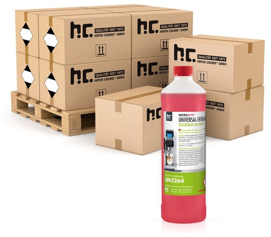 Höfer Chemie 540x 1 L Universal Entkalker mit Farbindikator ab 1.499,95 ...