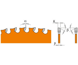 CMT Orange Tools Kreissägeblatt für Eisen und PVC 203x2,2mm Z48 (226. ...