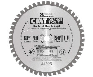 CMT Orange Tools Kreissägeblatt für Eisen und PVC 203x2,2mm Z48 (226. ...