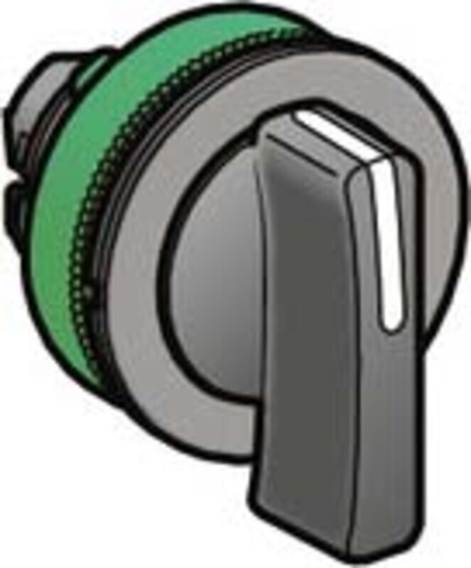 Schneider Electric Wahlschalter-Frontelement Ø30mm langer Knebel 3 ...
