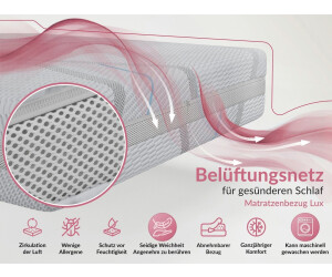 MKS NIRA Classic Polsterbett mit Bettkasten und Lattenrost, 160x200cm ...