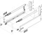 Blum Tandembox Antaro D-Reling(K) Vollauszug Blumotion 30kg 500mm, grau ...