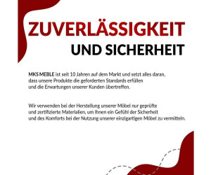 MKS Tiliano King Boxspringbett 160x200cm, Cord, braun, mit Bettkasten ...