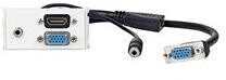 VivoLink Outlet Panel HDMI + VGA + 3,5mm Audio, weiß (WI221270) ab 27 ...