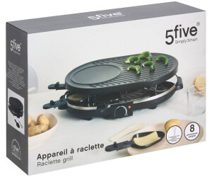 Paris Prix Macchina per Raclette per 8 persone, piastra antiaderente ...