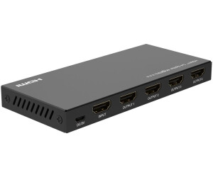 MicroConnect HDMI-Splitter 1x4, 4K@60Hz (MC-HDMISPLITTER0104-4K) ab 31 ...
