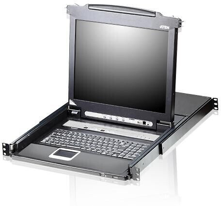 Aten CL5708N 48cm-LCD KVM Switch USB-PS/2, VGA, 8-Port (CL5708N US) ab ...