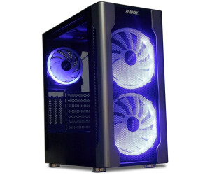 iBOX CHIRON ZH68 Midi-Tower-Gehäuse, 2x200mm RGB, gehärtetes Glas (ZH68 ...
