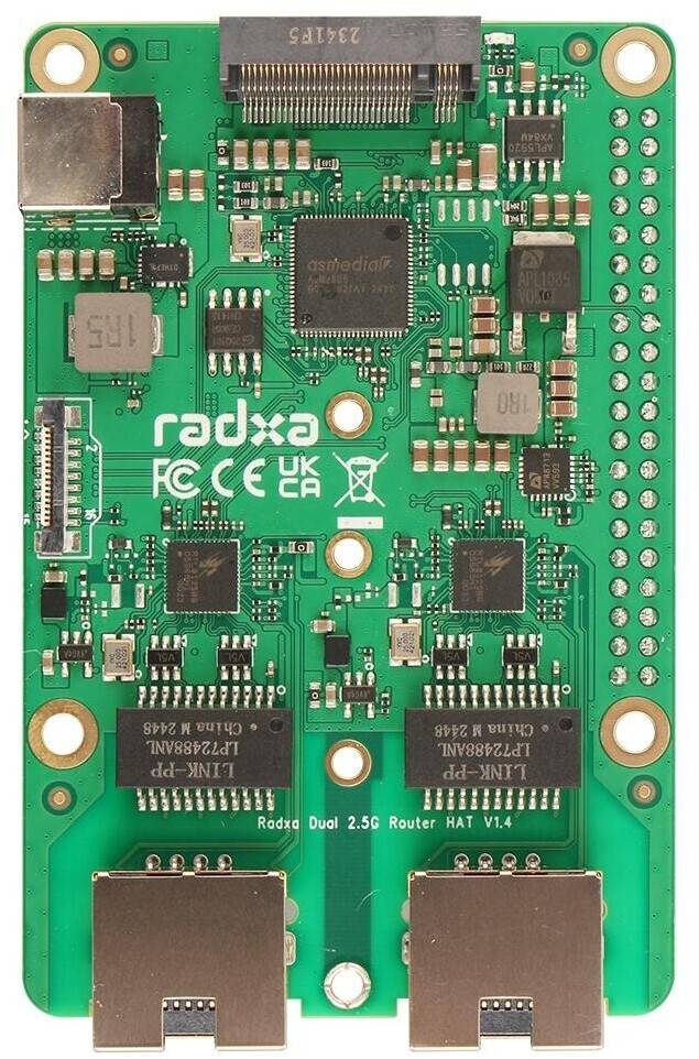 Allnet Dual 2,5GBit Router Hat M.2 für Raspberry Pi 5 (RA027G3) ab 49 ...