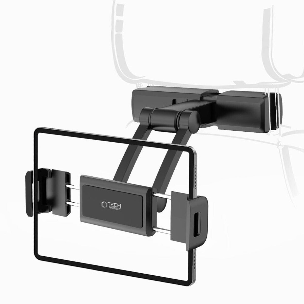 Tech-Protect V2 Kfz-Kopfstützenhalterung für Tablet/Smartphone, schwarz ...