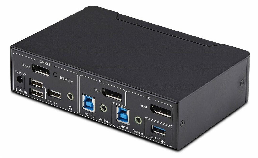 StarTech KVM-Switch 2-Port DisplayPort USB 3.0 (P2AD122-KVM-SWITCH) ab ...