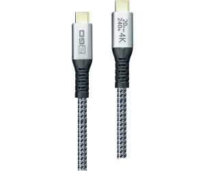 2GO USB-C Kabel 240W, 20Gbps, USB 3.2 Gen 2x2, 1,2m (797514) ab 11,59 ...