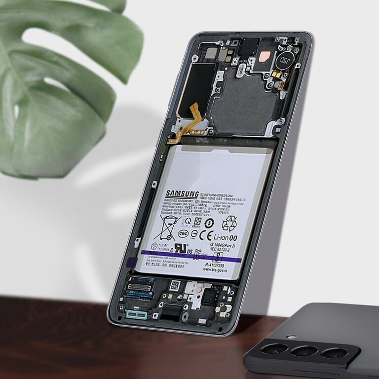 Samsung Galaxy S21 LCD-Display mit Touchscreen, grau (GH82-24716A) ab ...