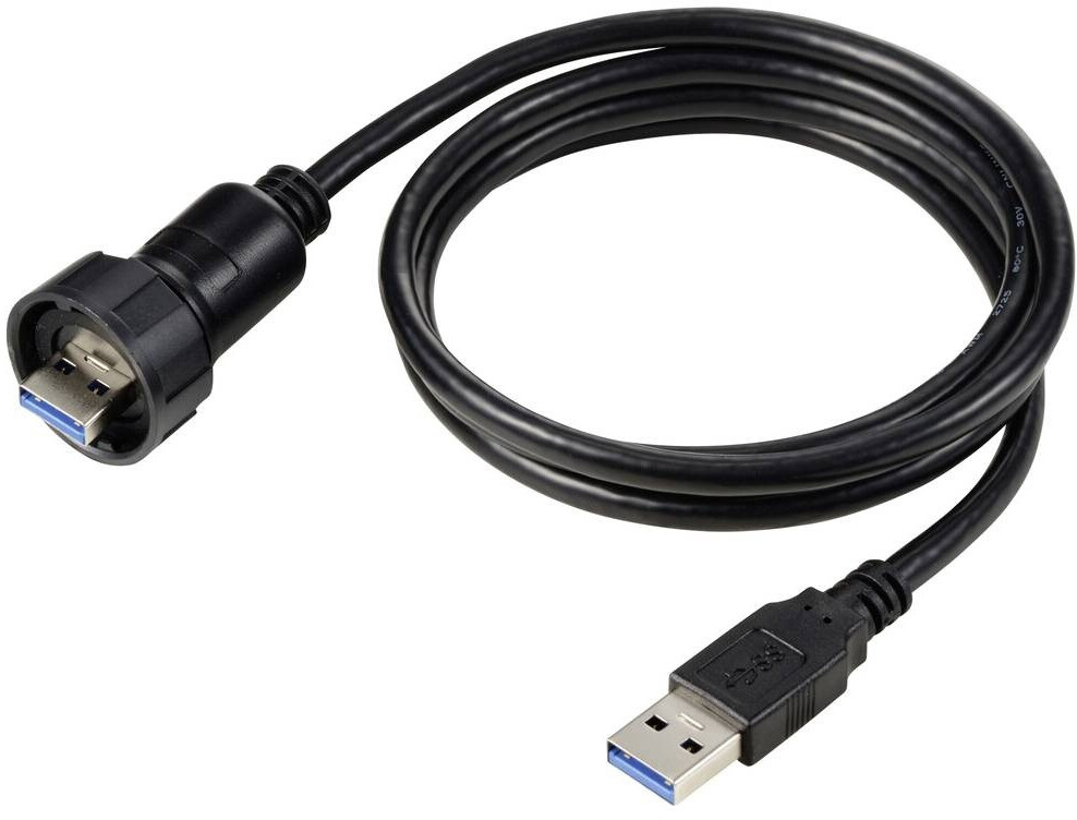 TRU Components USB 3.0 Adapter inkl. 1m Kabel IP67 (TC-12770412) ab 13 ...