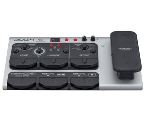 Zoom V6-SP Effektgerät mit SGV-6 Mikrofon und Kabel (v6sp-sgv6-xlr6m ...