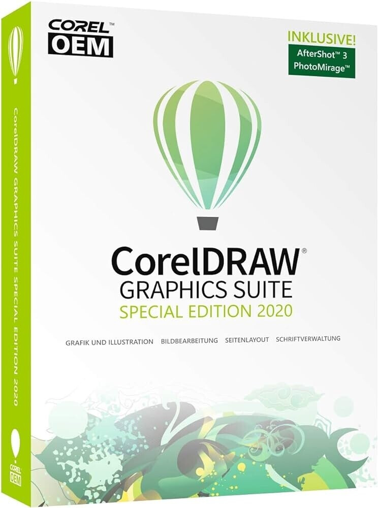 Corel CorelDRAW Graphics Suite Special Edition 2020 inkl. AfterShot 3 ...