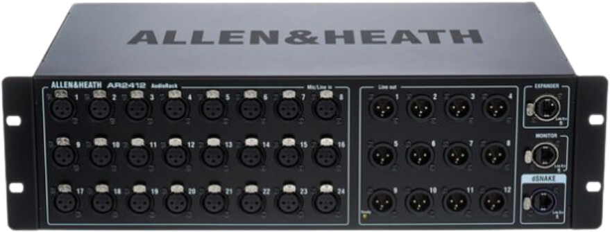 Allen & Heath AR2412 Digitale Stagebox 24 Ein / 12 Aus (AR2412/220X) ab ...