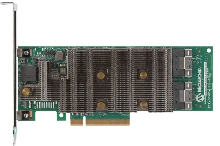 Microchip SmartRAID 3204-8i/e RAID-Controller SAS/SATA/NVMe 24Gb/s PCIe ...