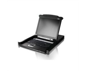 Aten CL5708M KVM-Switch 8-Port 17"-LCD Single Rail PS/2-USB VGA UK ...