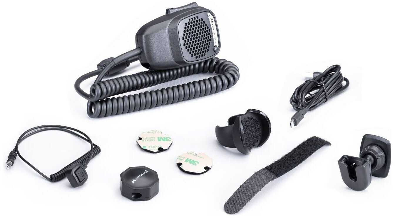 Midland Dual Mike Bluetooth Freisprecheinrichtung CB-Radio 4-Pin (C1283 ...