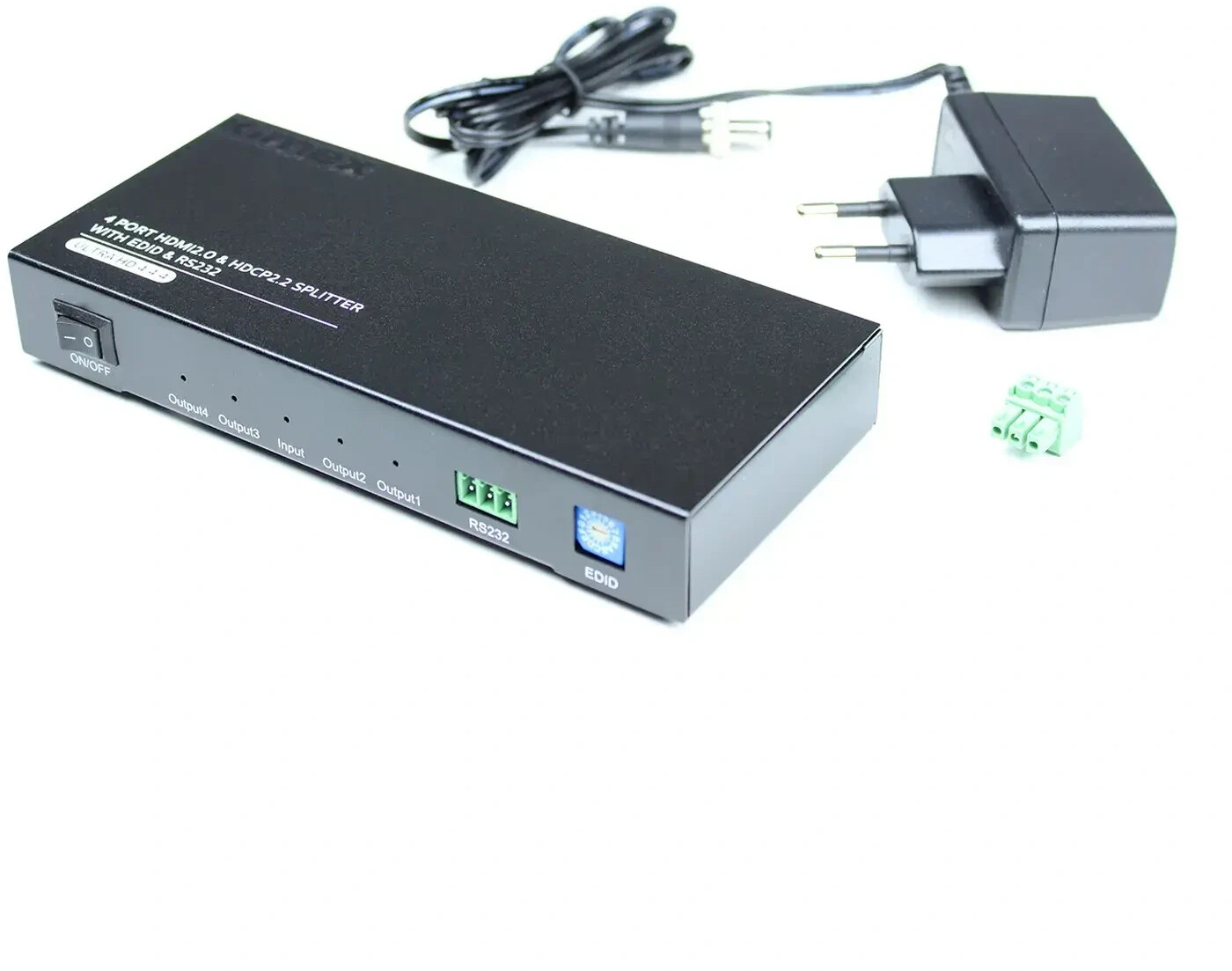 Kimex HDMI 2.0 Splitter 1x4, HDCP 2.2, 4K60Hz, EDID, RS232 ab 72,36 ...
