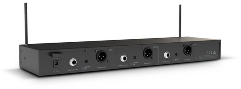 LD Systems U305 HBH 2 Funkmikrofon-System mit Bodypack, Headset und ...
