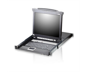 Aten CL5708N 8-Port LCD KVM-Switch 19" Single Rail PS/2-USB VGA ...