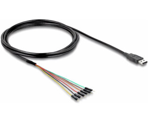 DeLock Konverter USB 2.0 Typ-A zu UART TTL 3,3V, 6x Pfostenstecker, 1 ...