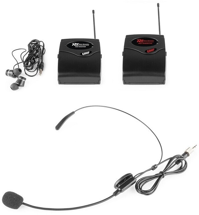 Power Dynamics TG40 Drahtloses Tour Guide System, UHF, 50m Reichweite ...